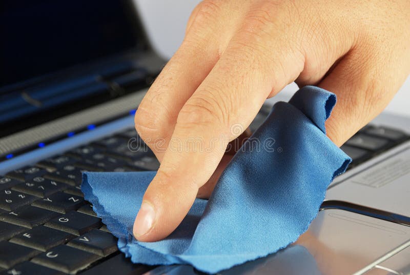 Cleaning stock image. Image of technology, notebook, cleaning - 15691477