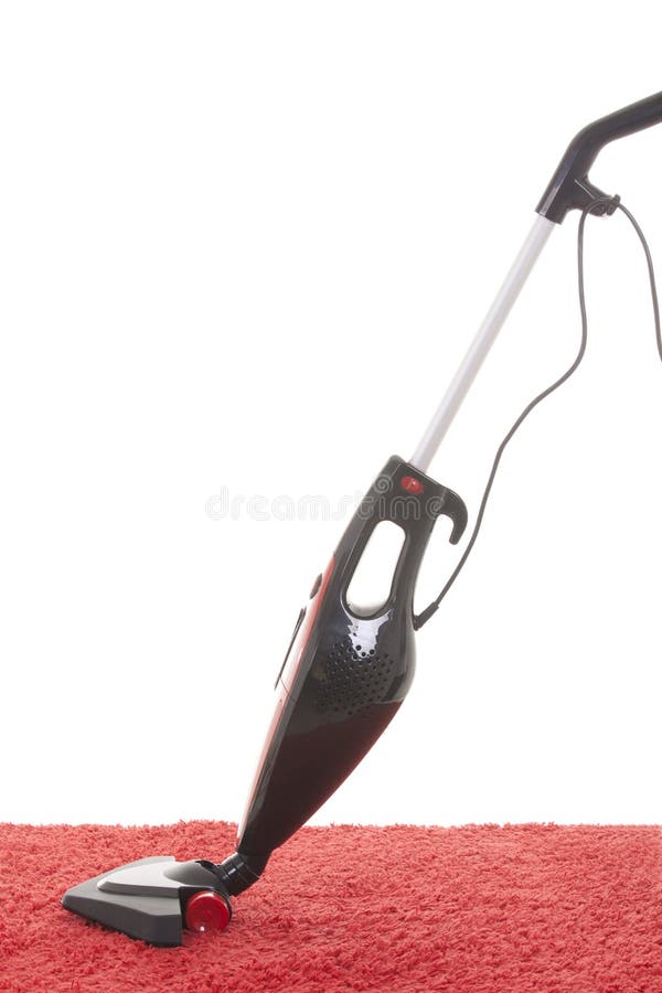 Vacuuming Floor with Cleaning Machine Stock Image - Image of occupation ...