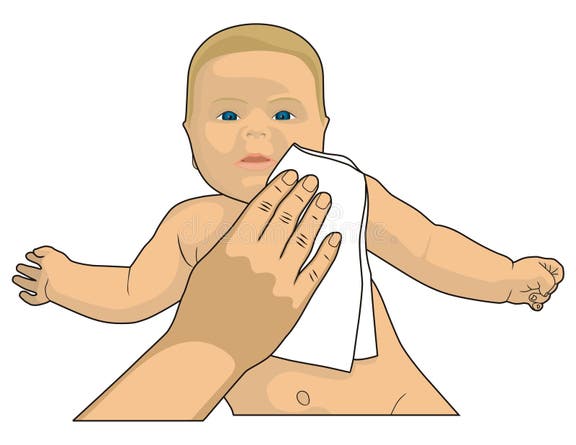 Cleaning baby stock vector. Illustration of sanitize - 10593712