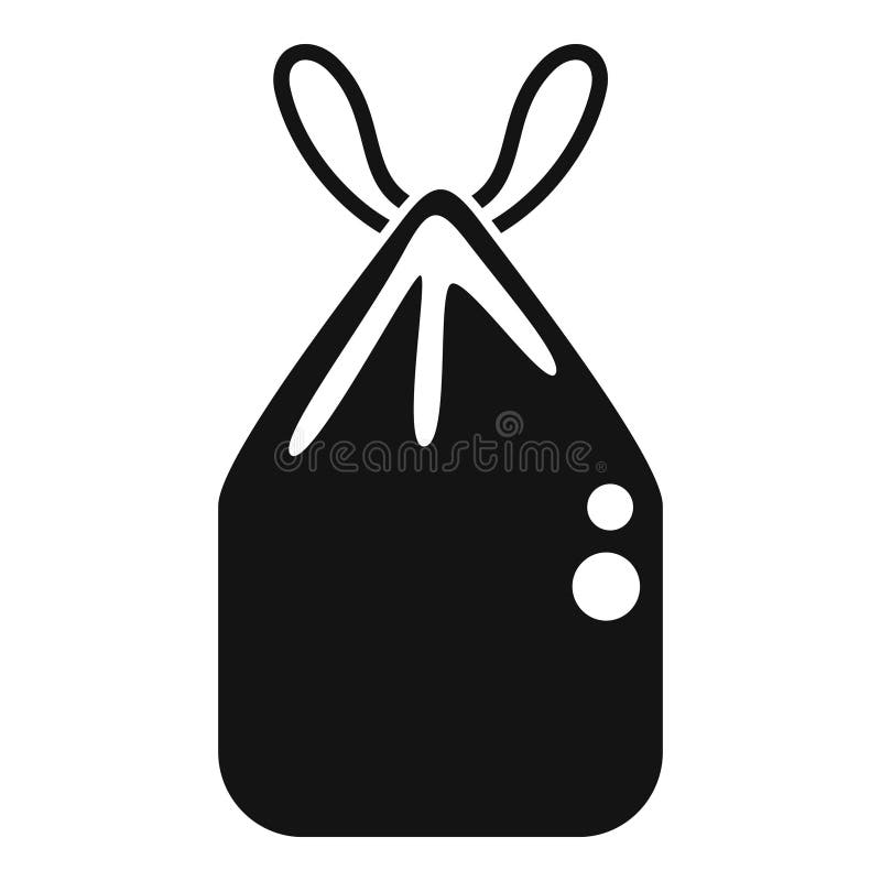 Cleaning Bag of Trash Icon Simple Vector. Clean Urban Stock ...