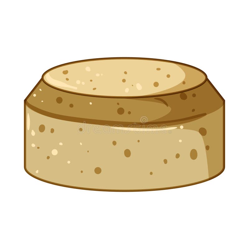 Cleaning Biodegradable Kitchen Sponge Cartoon Vector Illustration Stock ...