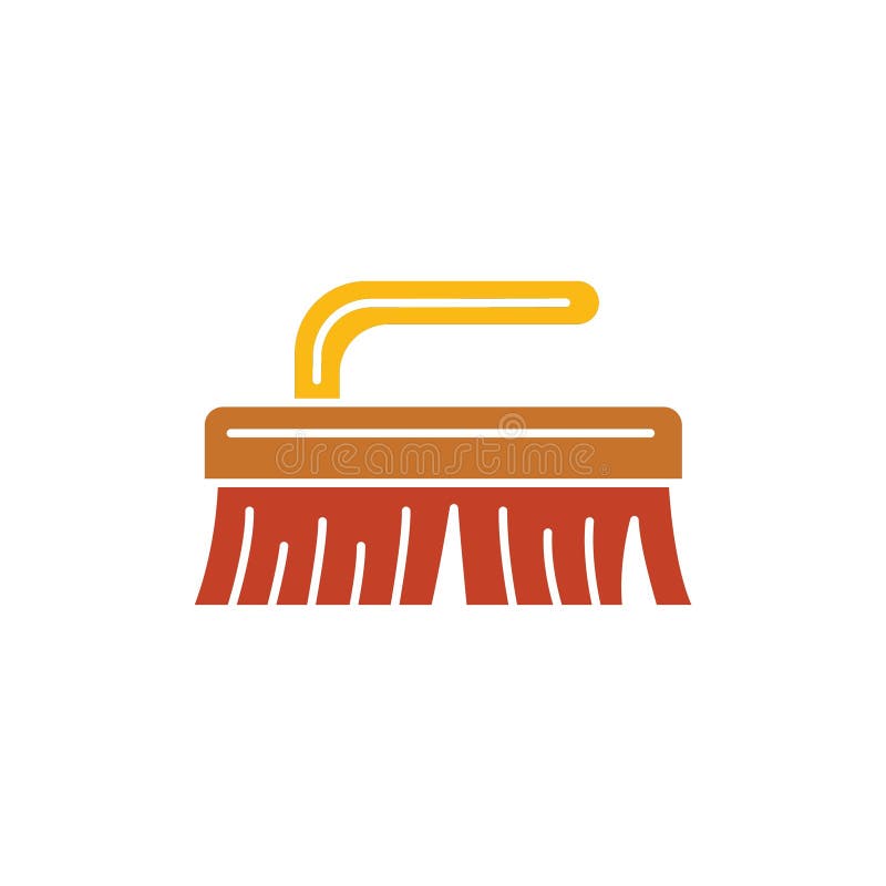 Cleaning Brush. Vector Illustration Decorative Design Stock Vector ...
