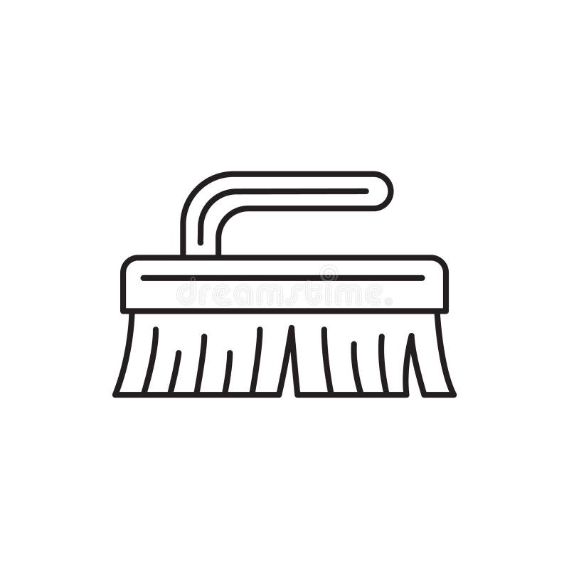 Cleaning Brush. Vector Illustration Decorative Design Stock Vector ...