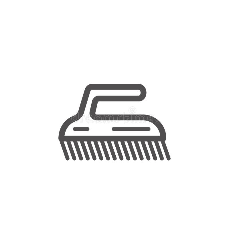 Cleaning Brush. Vector Illustration Decorative Design Stock Vector ...