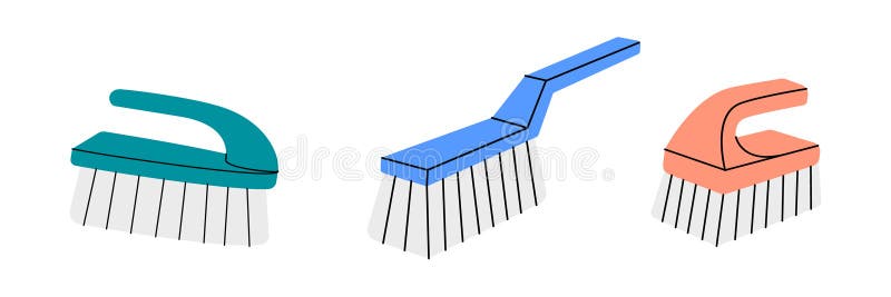Cleaning Brushes. Cleaning Service Tools. Housekeeping Service ...