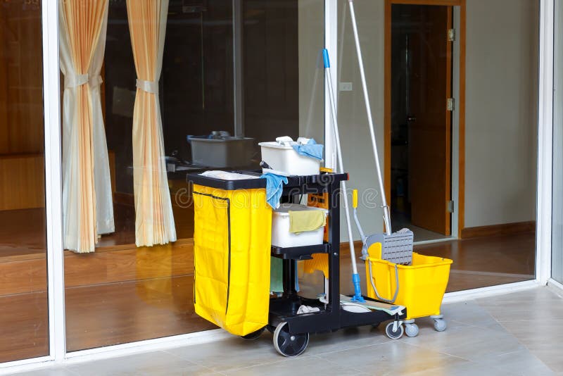 Cleaning Bucket Set for House Stock Image - Image of equipment ...
