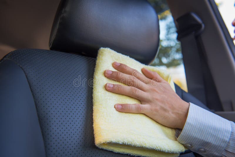 Cleaning car seat stock image. Image of wipe, care, remove - 63142785
