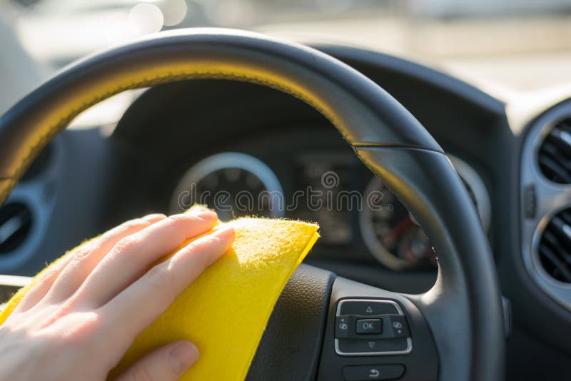 Cleaning car stock image. Image of glass, hand, housework - 40260017