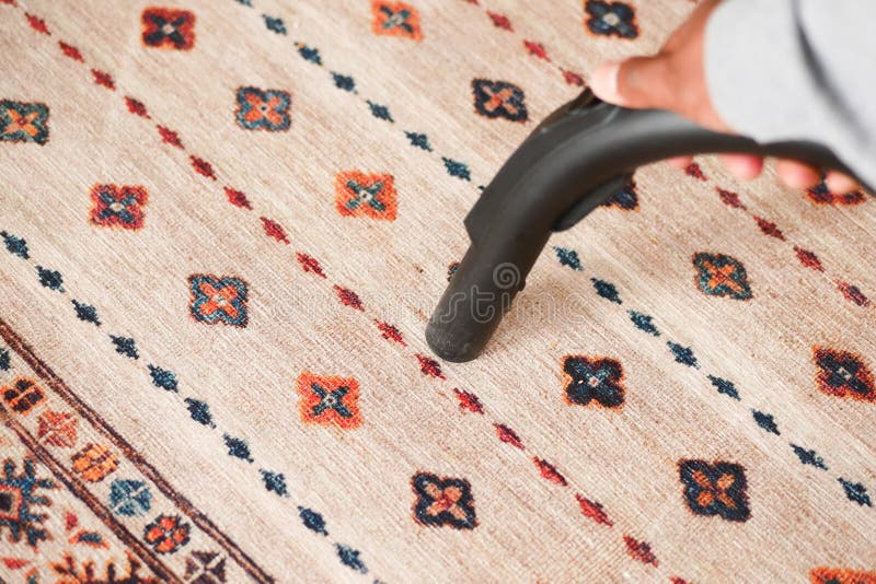 Cleaning a Carpet with Vacuum a Cleaner, Stock Photo - Image of room ...