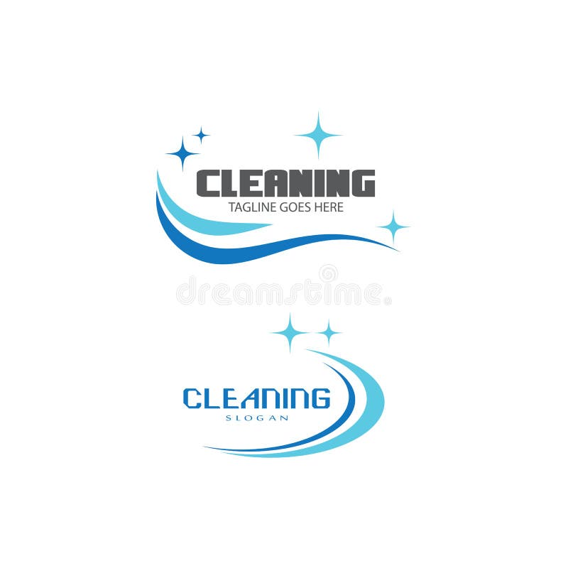 Cleaning Clean Service Logo Icon Vector Template Stock Vector ...