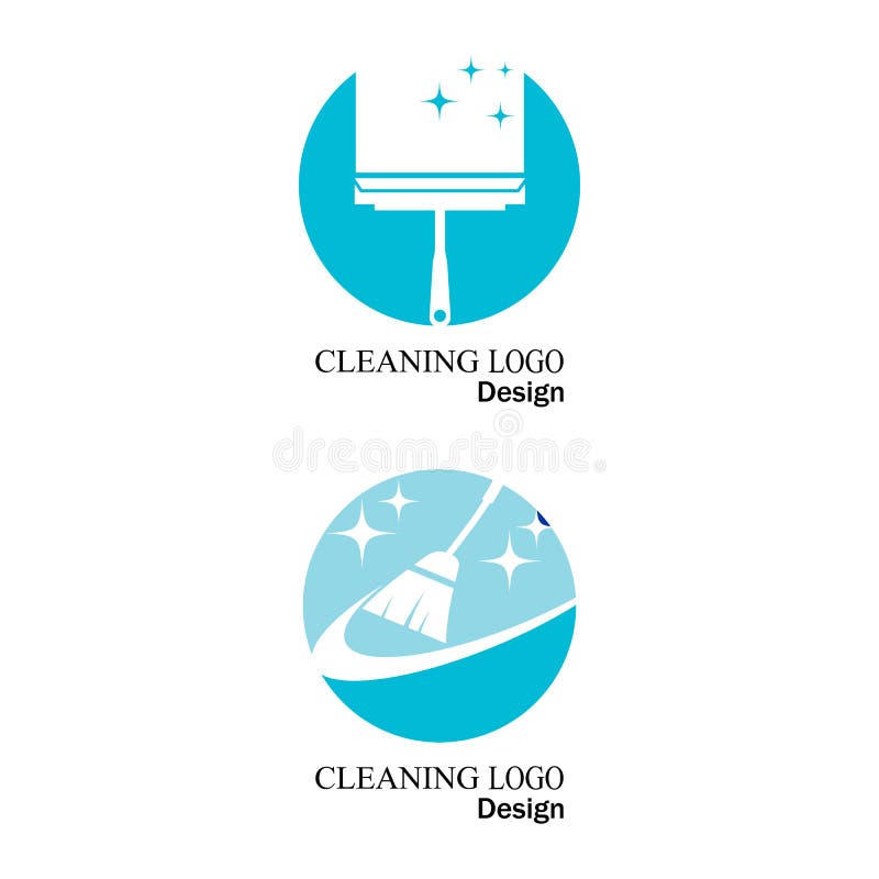 Cleaning Clean Service Logo Icon Vector Template Stock Vector ...
