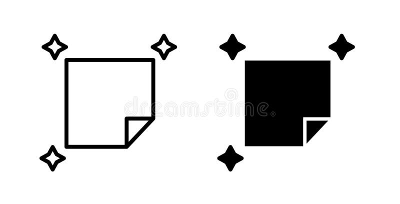 Cleaning Cloth Icon Set. Clean Wipe Rag Table Surface Vector Symbol in ...