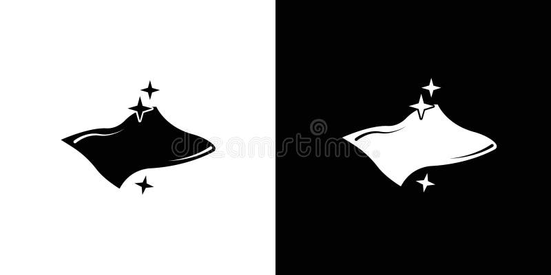 Cleaning Cloth Icon Isolated Flat Vector in Outline Stock Vector ...