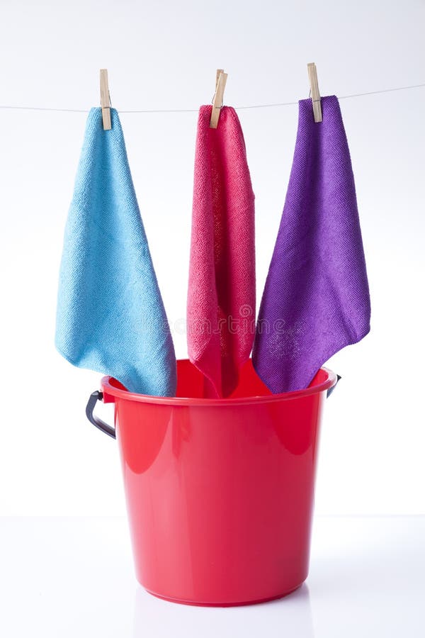Cleaning cloths stock photo. Image of isolated, hygiene - 38410880