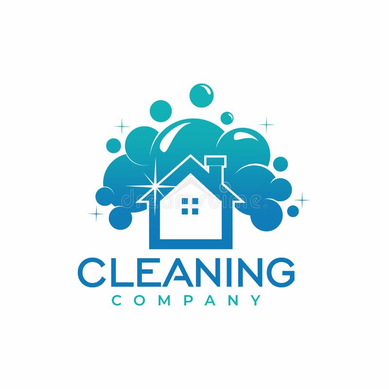 Cleaning Company Logo Design Vector Stock Vector - Illustration of ...