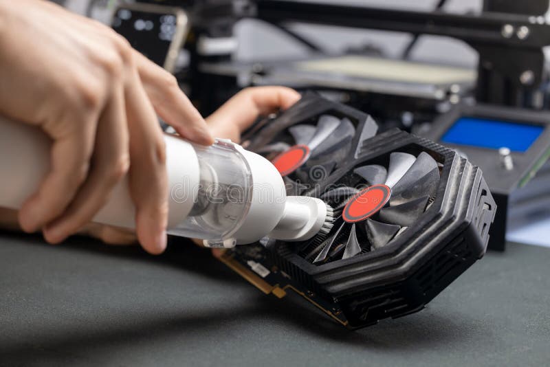 Cleaning the Computer from Dust and Dirt with a Vacuum Cleaner, Video ...