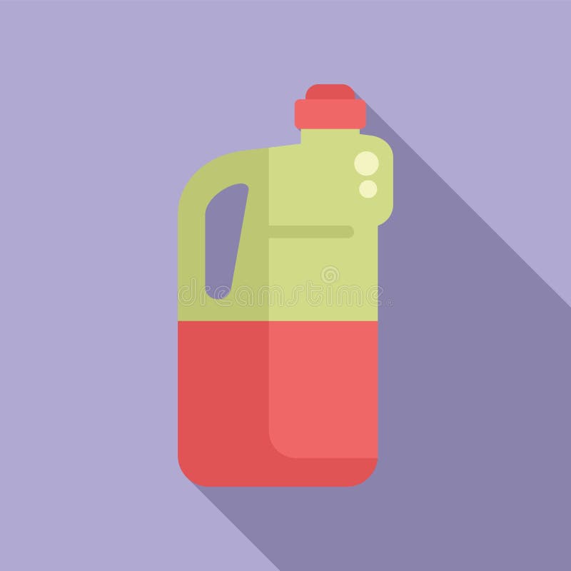 Cleaning Detergent Bottle Icon on Purple Background Stock Vector ...