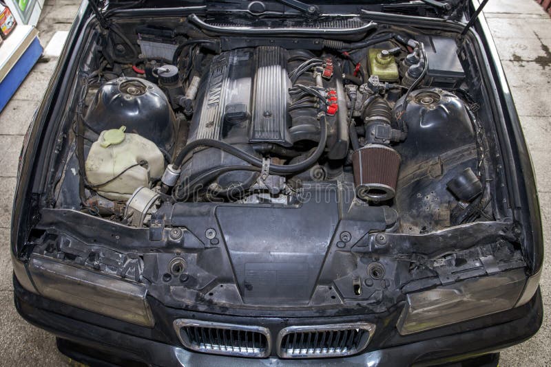 Cleaning Engine by Car Care Editorial Photo - Image of transportation ...