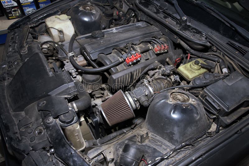 Cleaning Engine by Car Care Editorial Stock Image - Image of people ...