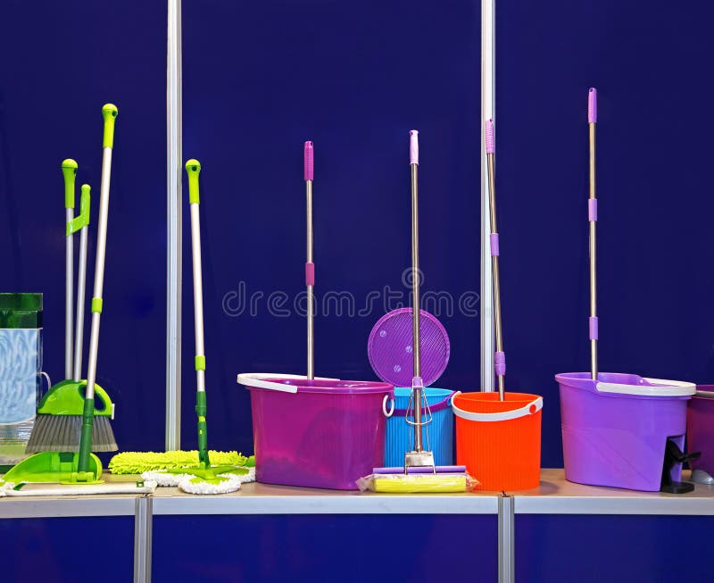 Cleaning equipment stock photo. Image of domestic, hygiene - 24945472