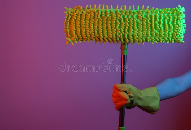 Cleaning stock photo. Image of neon, clean, covid19 - 249080904