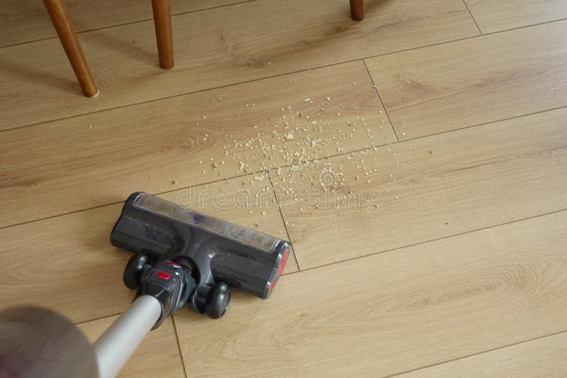 Cleaning Floor Dust with Vacuum Cleaner. Stock Image - Image of room ...