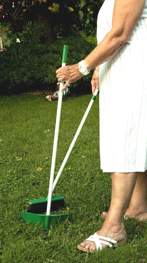 Cleaning the garden stock image. Image of grow, mature - 14978775