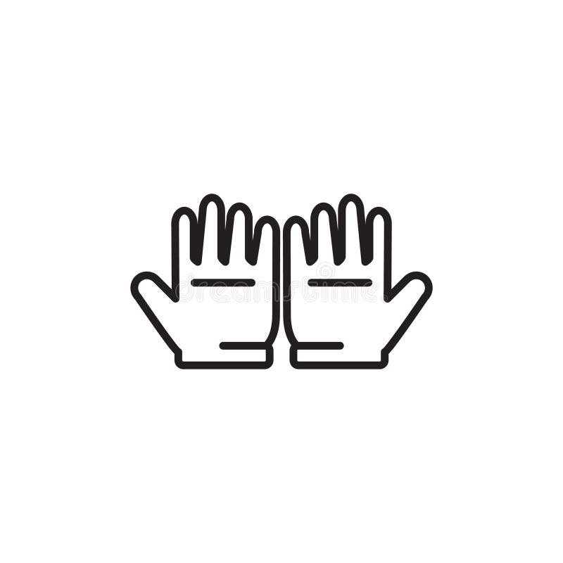 Cleaning Gloves. Vector Illustration Decorative Design Stock Vector ...