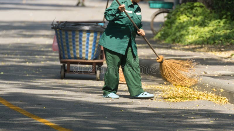 Cleaning ground stock image. Image of garbage, sidewalk - 133788117