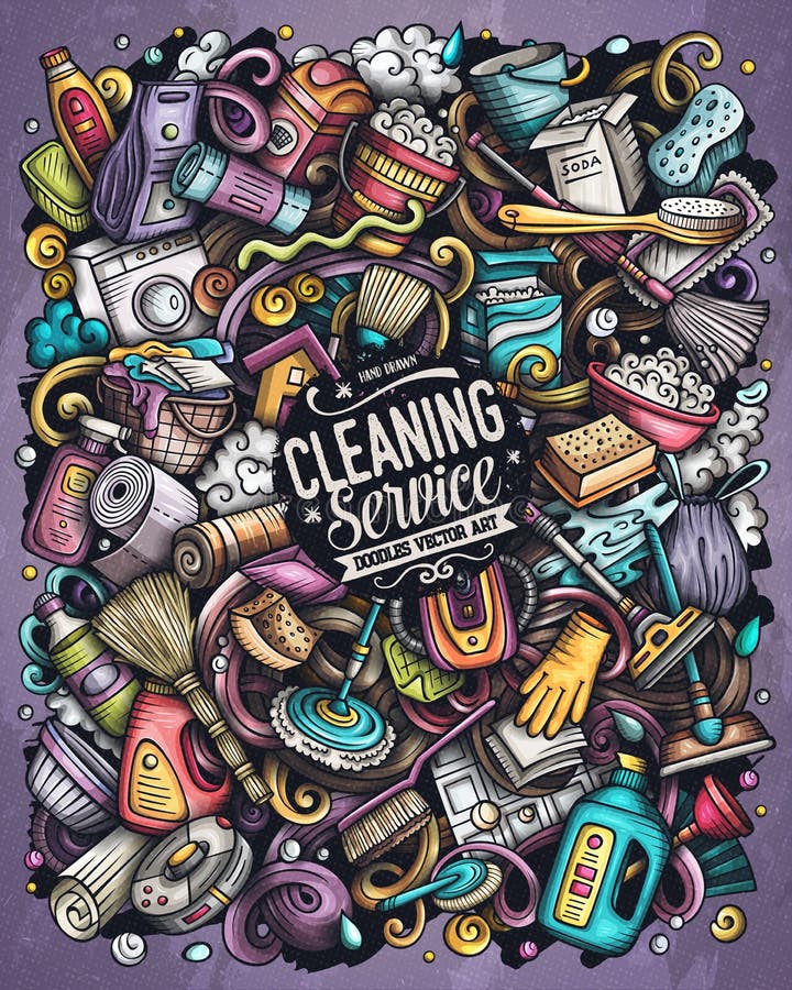 Cleaning Doodles Stock Illustrations – 274 Cleaning Doodles Stock ...