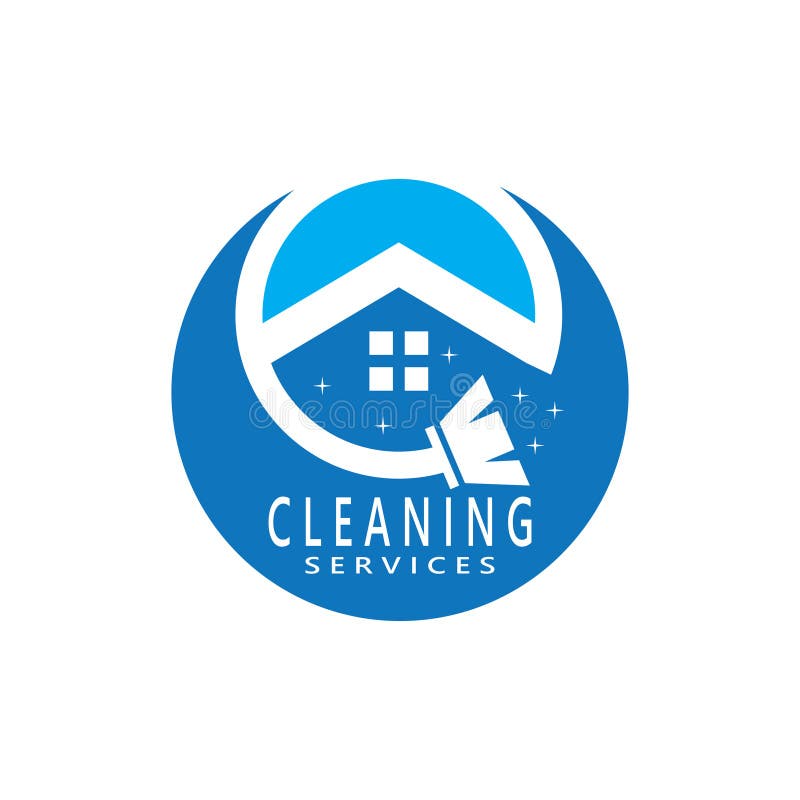 Cleaning Home Service Logo Vector Template Stock Illustration ...