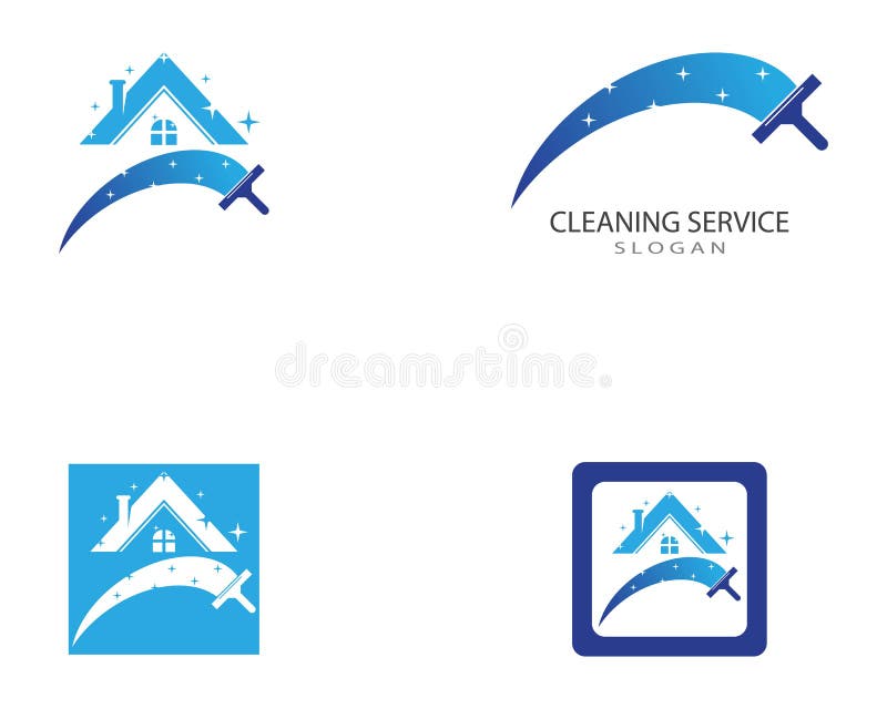 Cleaning Icon Logo Template Stock Vector - Illustration of template ...