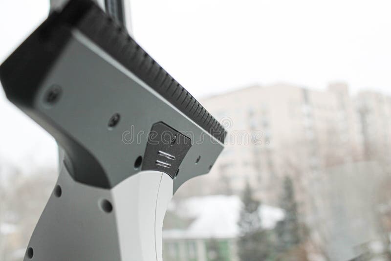 Cleaning the Interior. Window Washing with a Vacuum Cleaner Stock Image ...