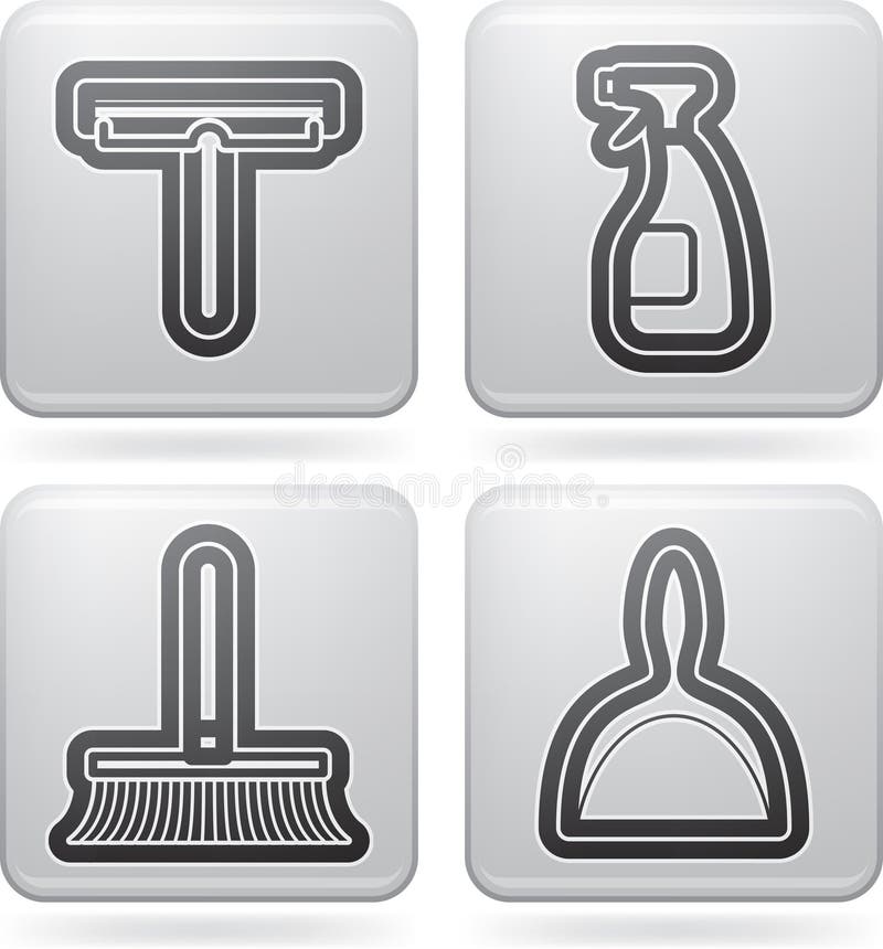 Cleaning Items stock illustration. Illustration of glossy - 31134132