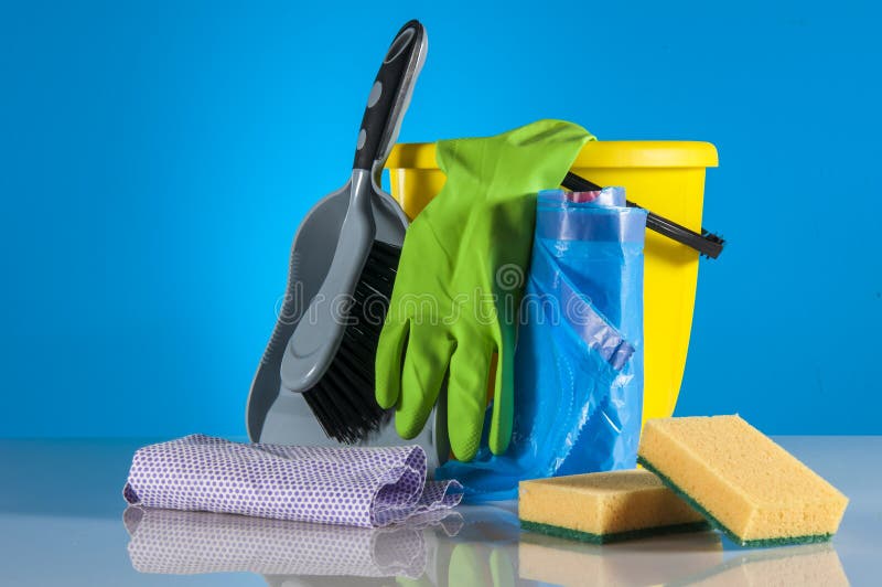 Cleaning kit stock photo. Image of sponge, service, hygiene - 35162374