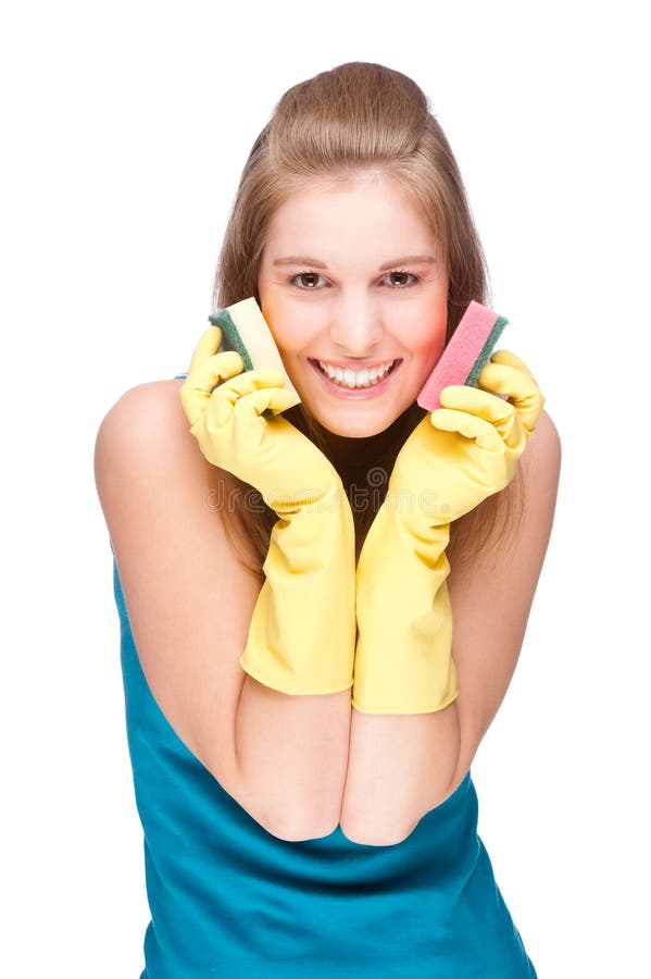 Cleaning lady stock photo. Image of concept, hygiene - 14138902