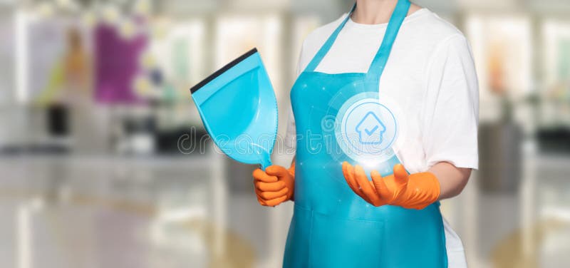 Shows a Symbol of High Quality Cleaning in the House Stock Photo ...