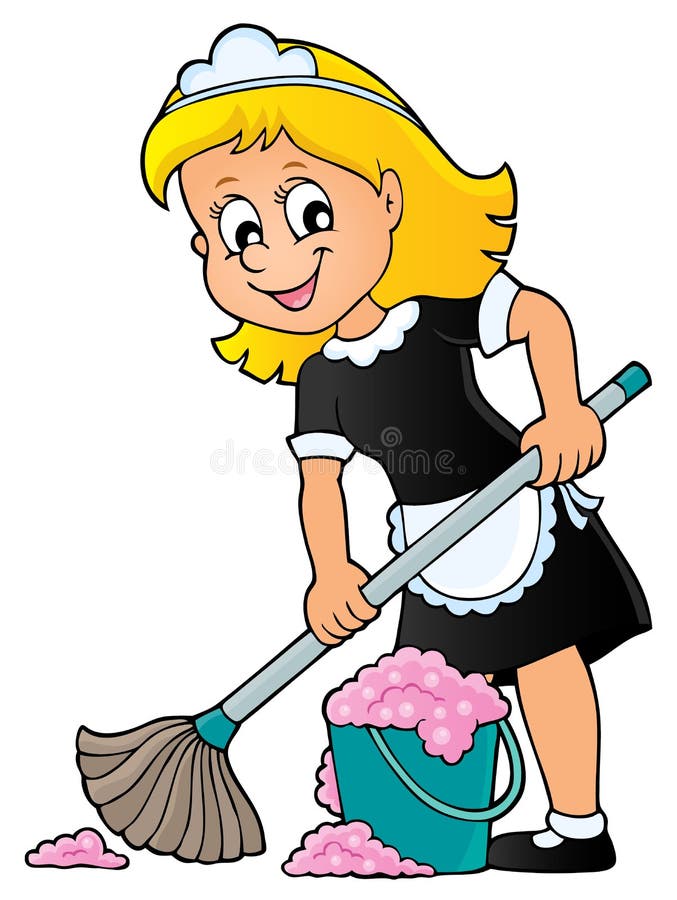 Cleaning Lady Stock Illustrations – 5,153 Cleaning Lady Stock ...