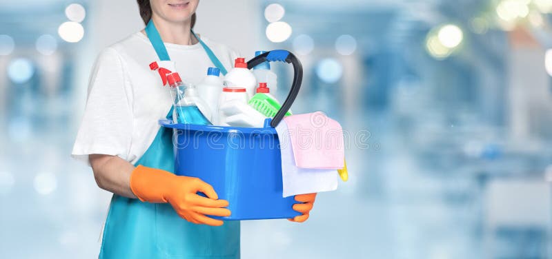 Cleaning Lady Tool Stands Stock Photos - Free & Royalty-Free Stock ...