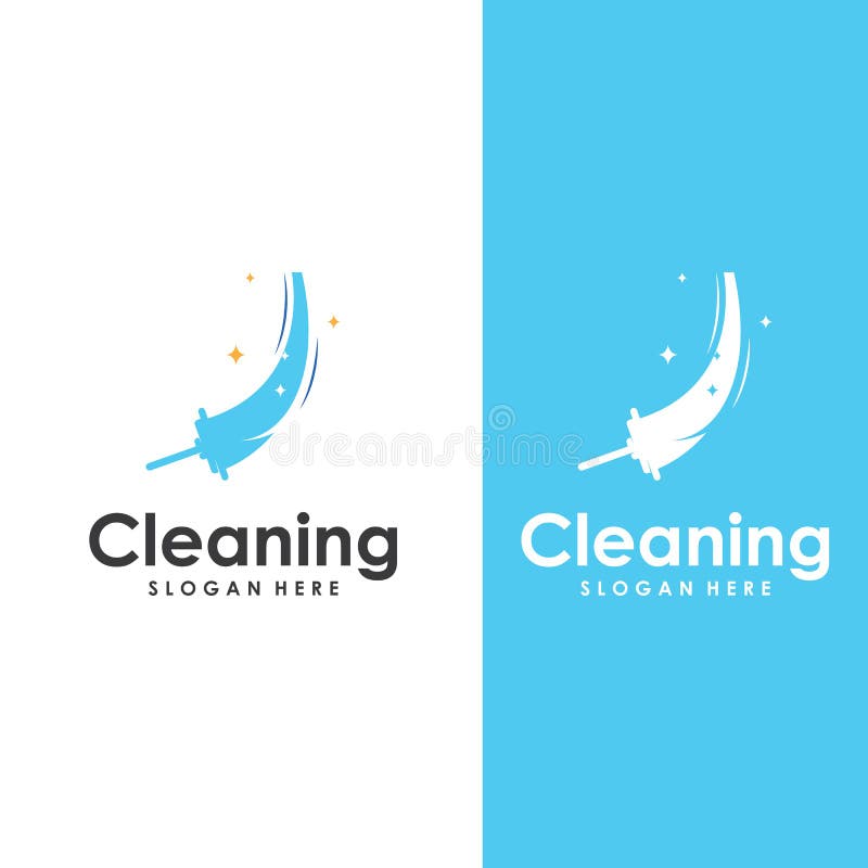 Cleaning Logo, Cleaning Protection Logo and House Cleaning Logo.with a ...