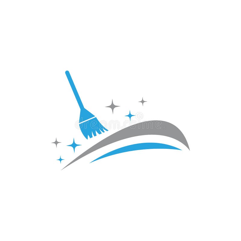 Cleaning Logo with Vector Illustration Symbol Template Stock Vector ...
