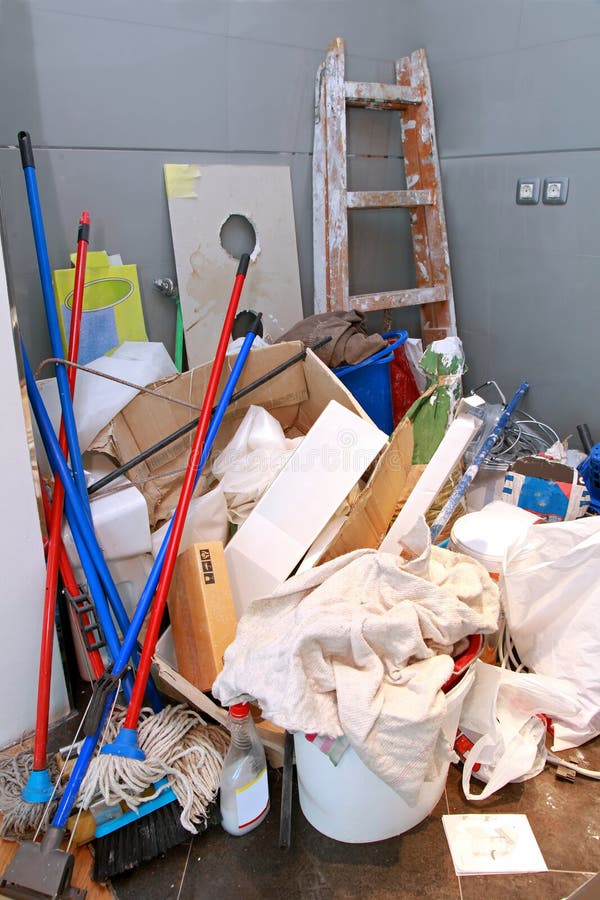 Cleaning mess stock photo. Image of floor, repair, remodeling - 26403492