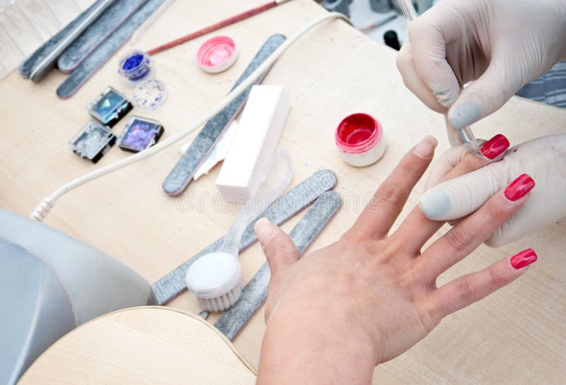 Manicure stock image. Image of fingernails, luxury, cleaning - 20440953