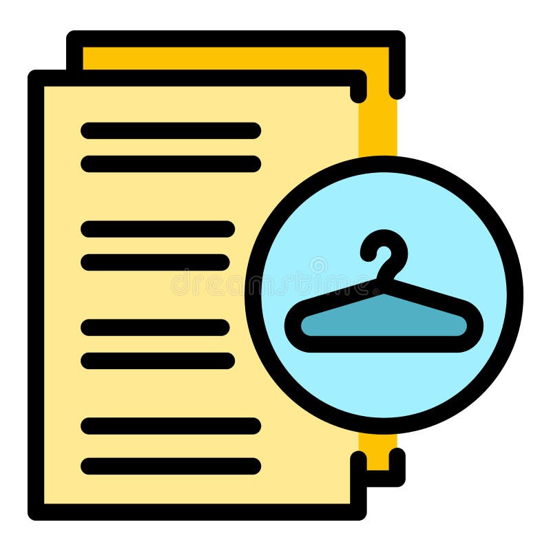 Cleaning Order Service Icon Color Outline Vector Stock Vector ...