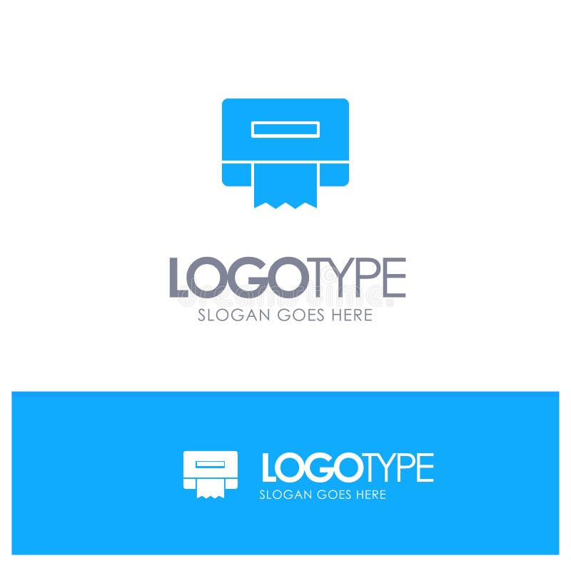 Cleaning, Paper, Tissue Blue Solid Logo with Place for Tagline Stock ...