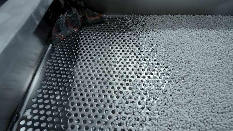 Cleaning of Polymer Granules. Creative Stock Footage - Video of ...
