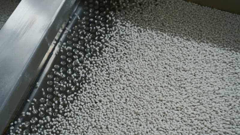 Cleaning of Polymer Granules. Creative Stock Video - Video of liquid ...