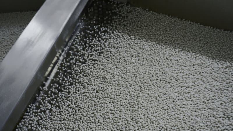 Cleaning of Polymer Granules. Creative Stock Photo - Image of propylene ...