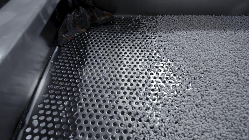 Cleaning of Polymer Granules. Creative Stock Image - Image of ...