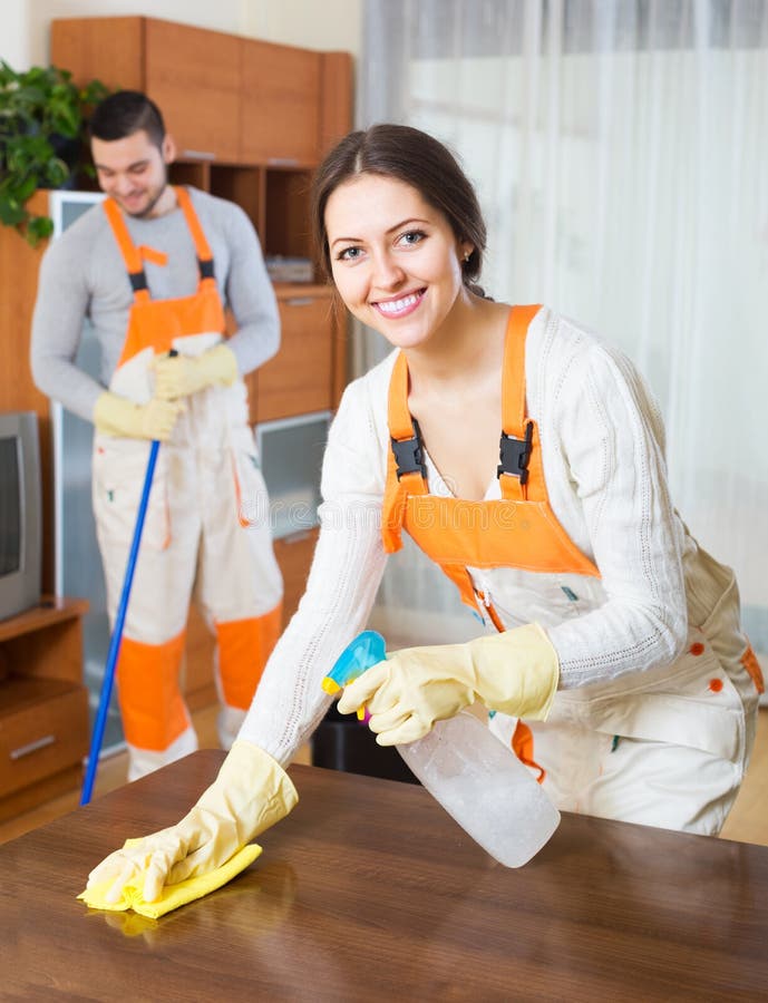 Cleaning of the Premises. Latex Gloves. Stock Image - Image of ...